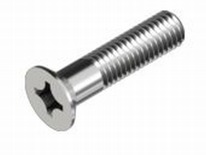 Roest Vrij Stalen Schroef met verzonken kop M2,5 X 5mm - Per 10 stuks